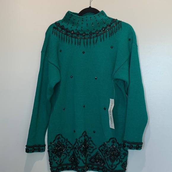 Victoria Jones Woman | Sweaters | Victoria Jones Vantage Beaded Sweater ...